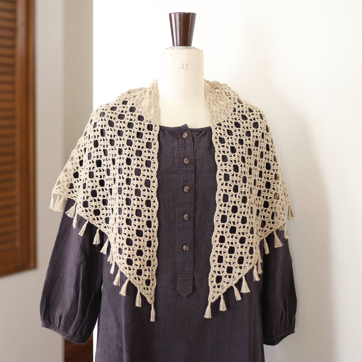 "Solar Polka Dot Shawl" Crochet Pattern – Ronique Store