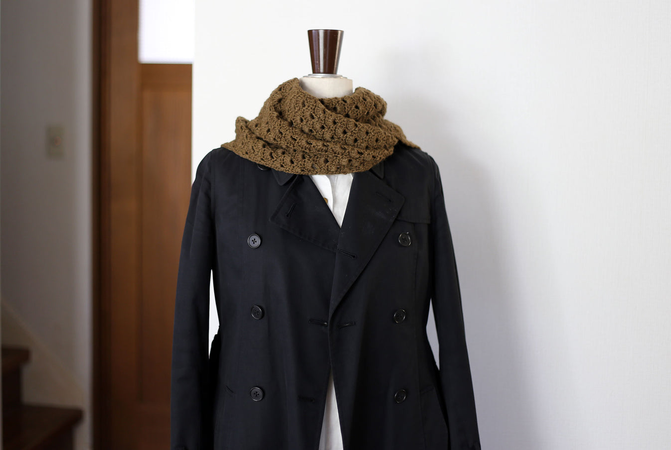 かぎ針編み「フード付きマフラー」編み図 – Ronique Store